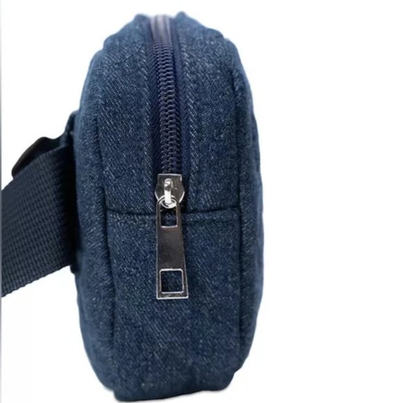 Jenni | Bags | Jenni Unisex Sm Dark Blue Denim Belt Bag | Poshmark